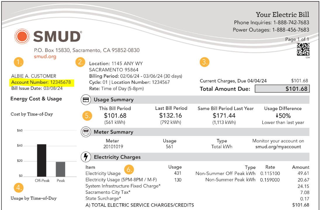 Time-of-Use Customer Enrollment Requirement